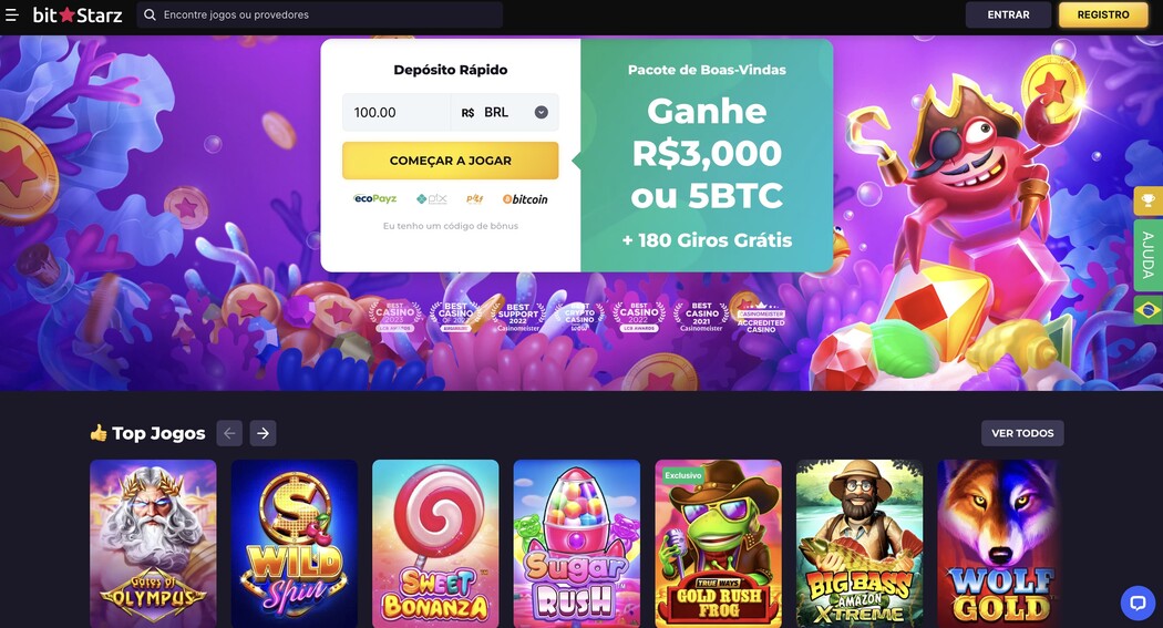 BitStarz Crypto Casino – Bônus de até R$ 3000